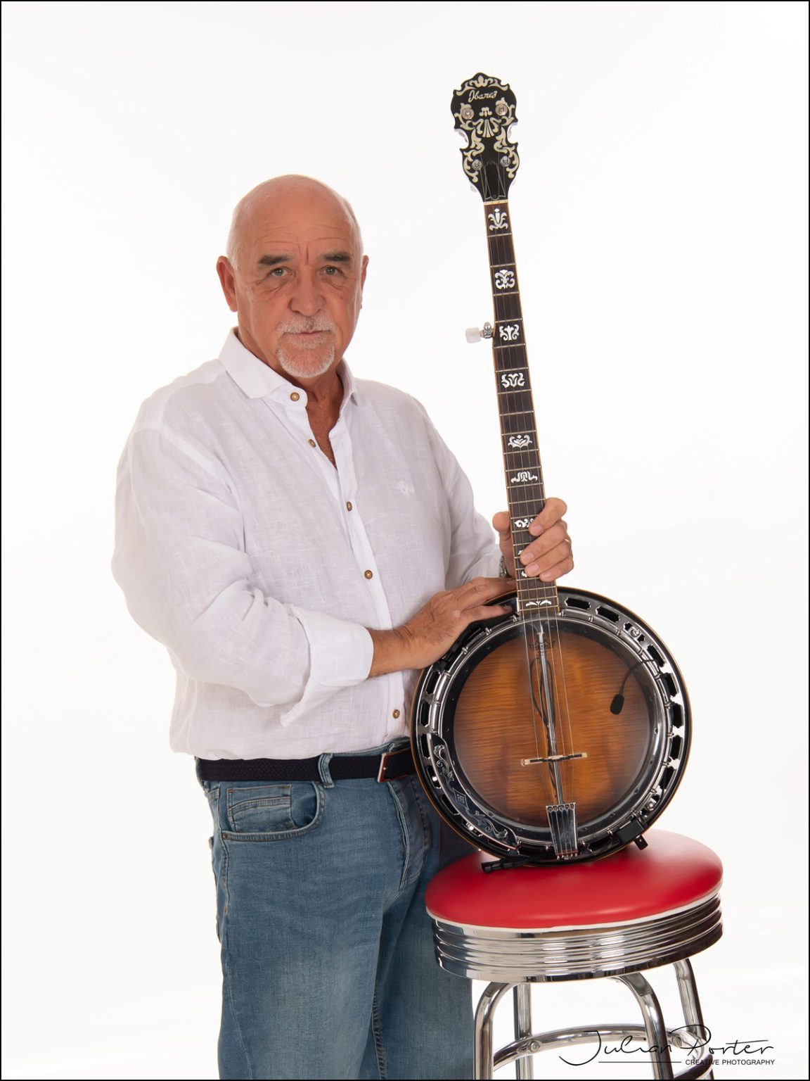 Paul and his amazing Banjo | Julian Porter Photography